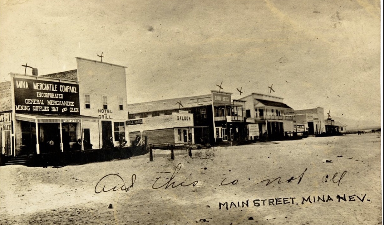 History of Mina NV in photographs – Mina Nevada